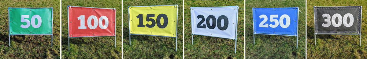 Distance Banner Horizontal 100x60cm Steel Frame Only – Amtech Range