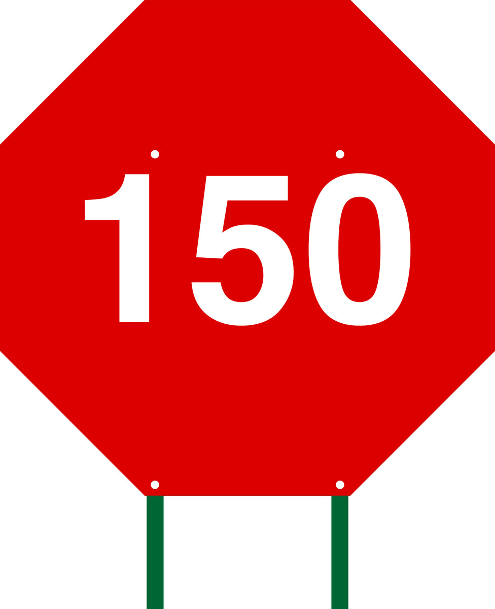 Distance Sign Octagonal – Amtech Range